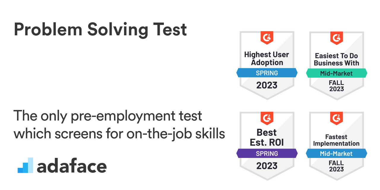 Problem Solving Test Adaface